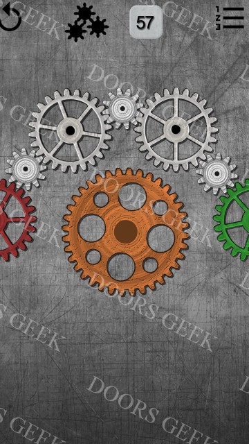 Gears Logic Puzzles Level 57 Solution ~ Doors Geek
