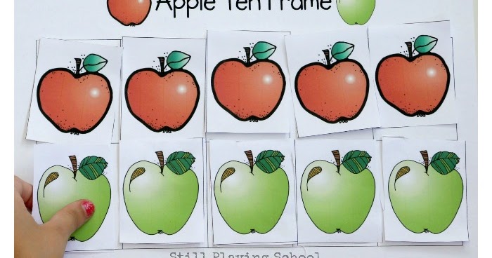 Apple Ten Frames | Still Playing School