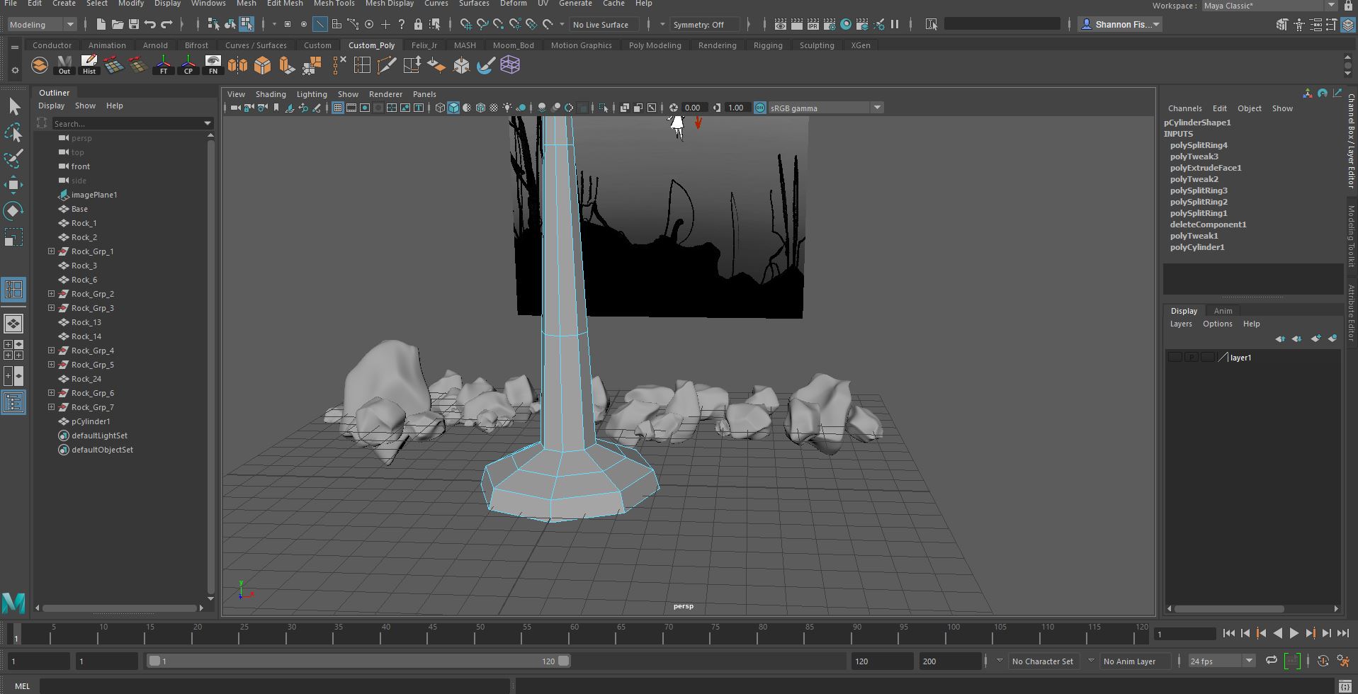 Modelling In Maya- Environment Modelling- Part 1
