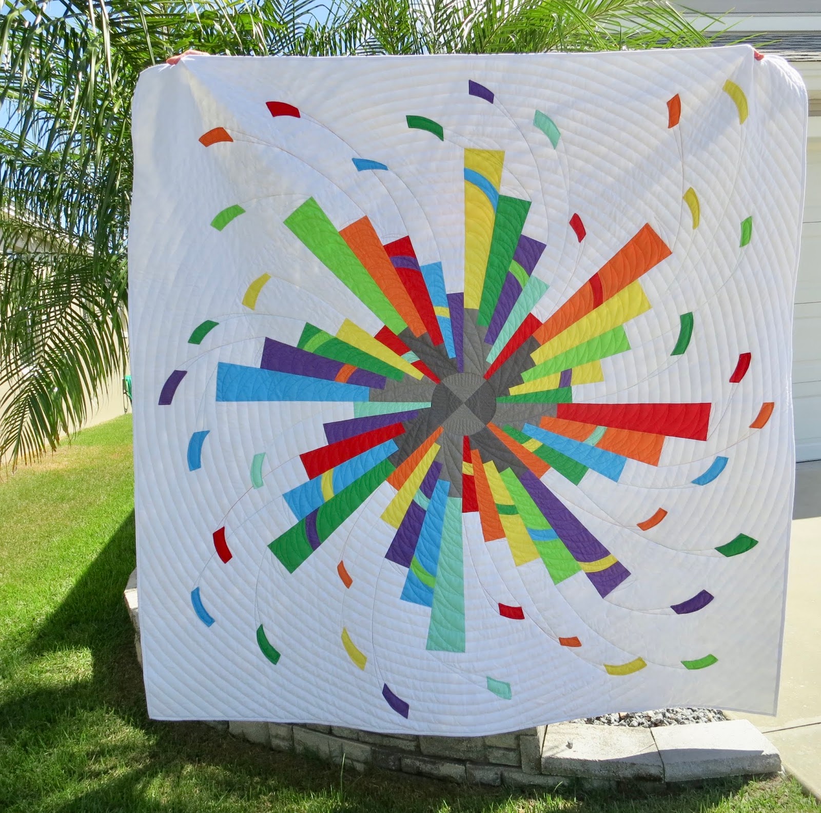 Flourishing Palms: Wedge Quilts