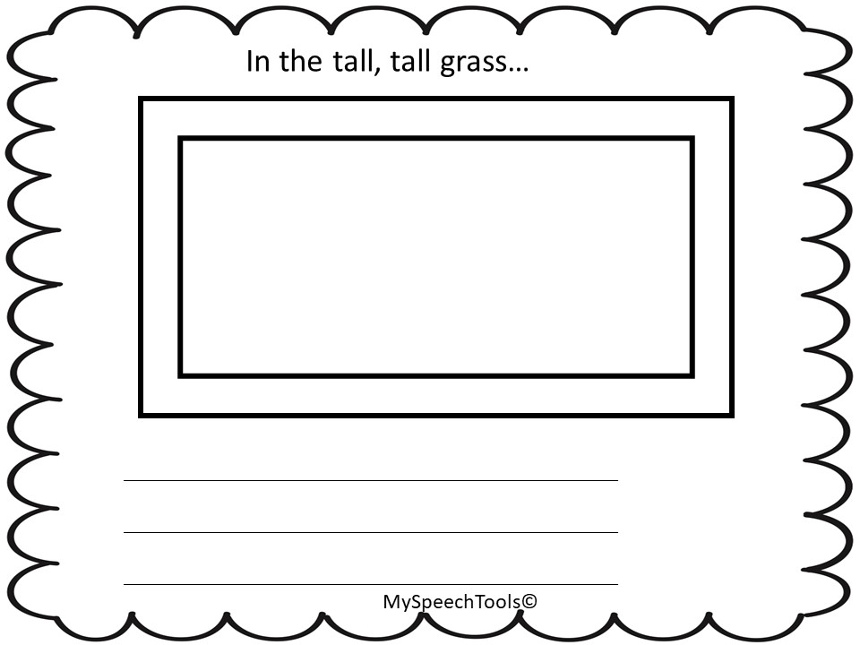 My Speech Tools: 10 Speech and Language Goals for "In the Tall, Tall Grass"