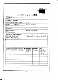 System Administrators: History Sheet and HCL Template