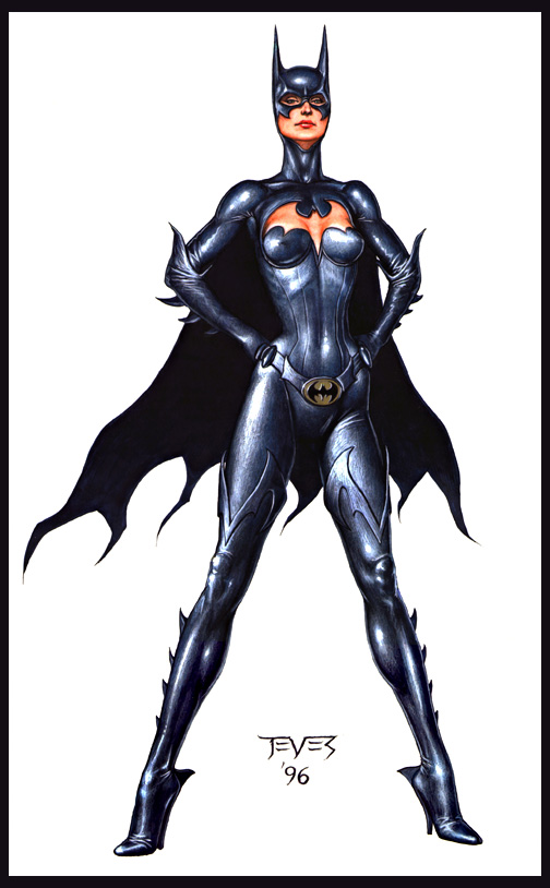 See Super Sexy Bat Girl Costume That Was Never In Batman And Robin Film Sketchr