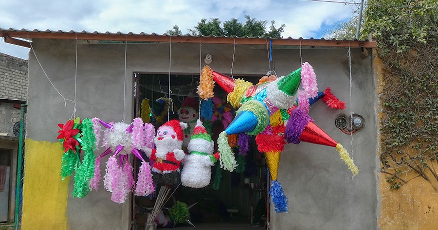 Oaxaca-The Year After: My neighborhood piñata shop.....
