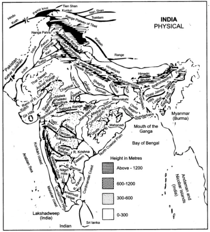 ICSE Solutions for Chapter 2 Map of India Class 10 Geography