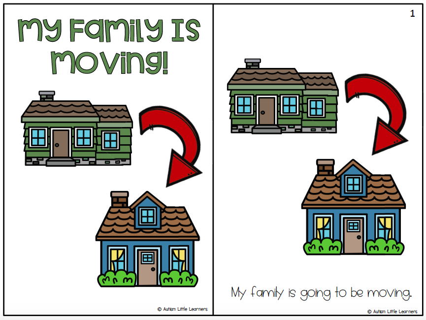My Family Is Moving story | Autism Little Learners