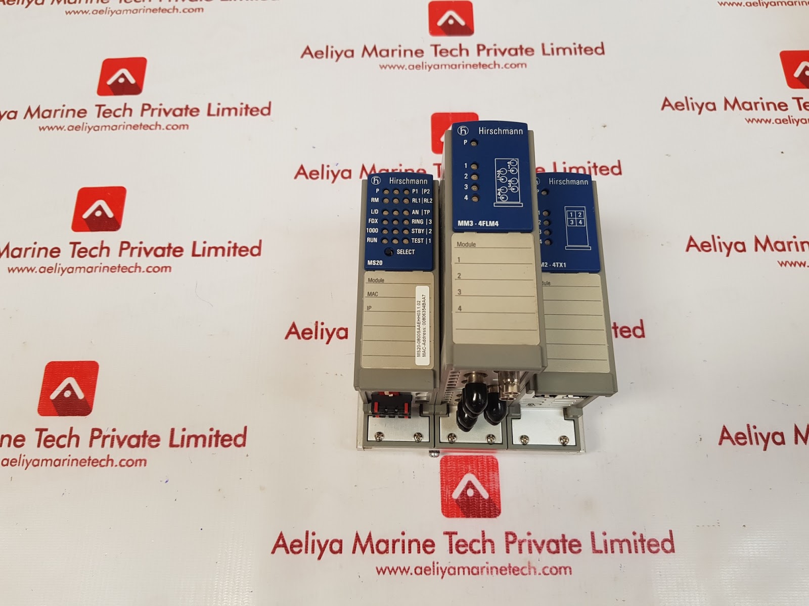 HIRSCHMANN MM3 - 4FLM4/MM2 - 4TX1/MS20 MICE MEDIA MODULE - Aeliya Marine