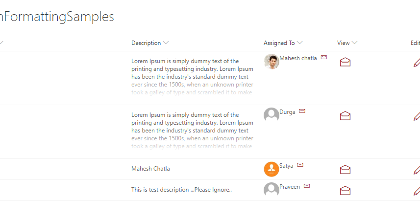 Column formatting in modern list view | SharePoint Waves