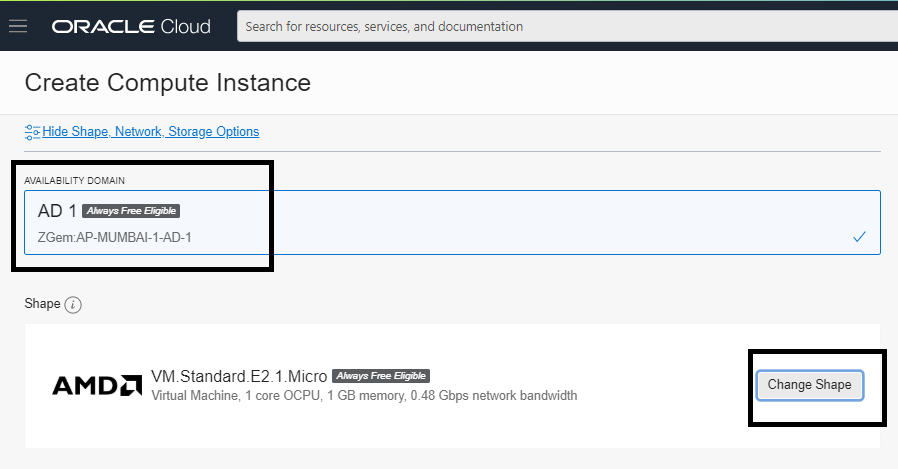 Soumya's Database Blog : Creating Compute Instance in OCI
