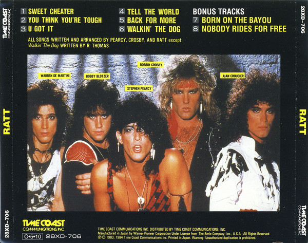 Classic Rock Covers Database: Ratt - Ratt (1983)
