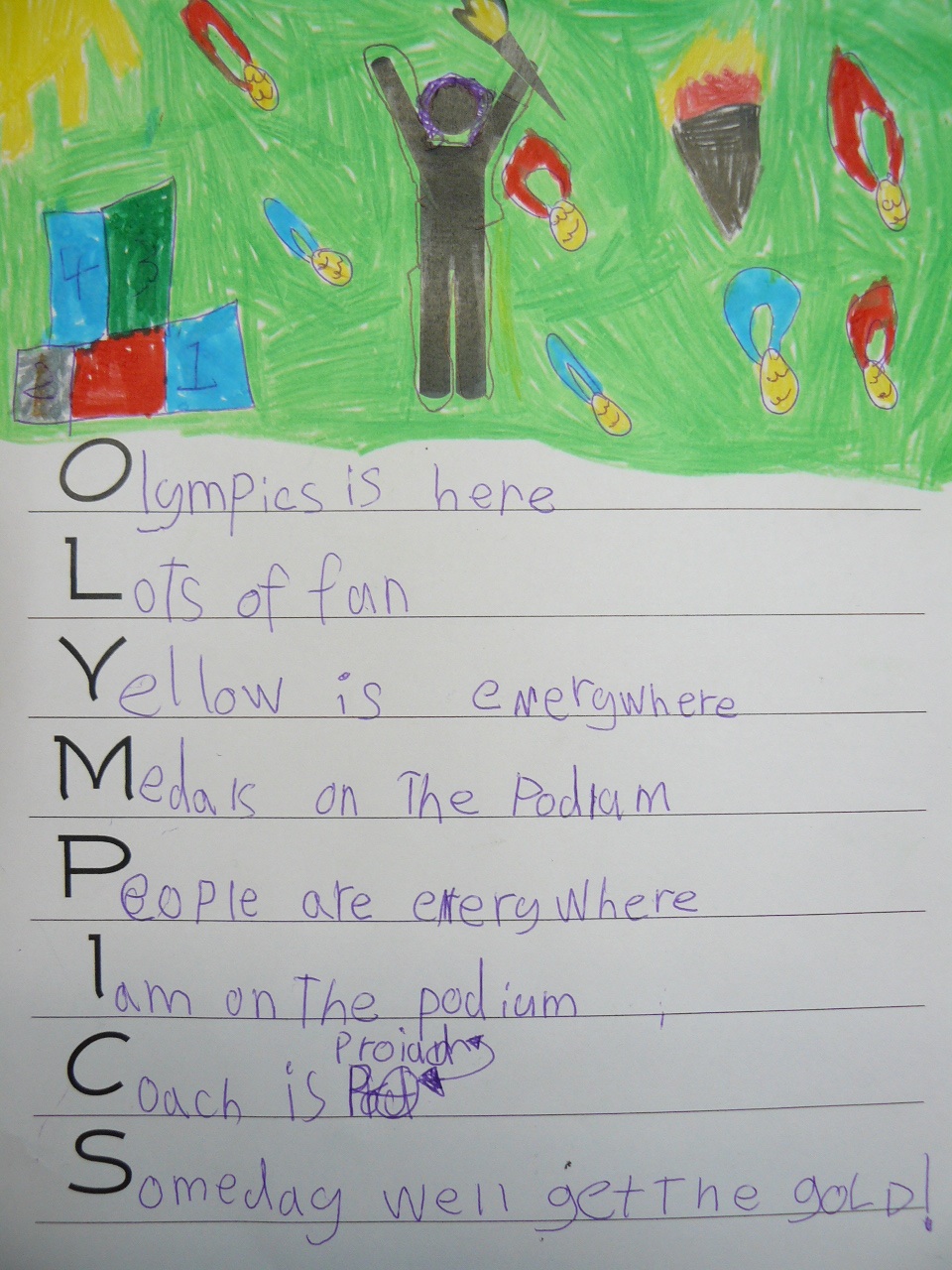 Room 4 Ngatimoti School: Olympic Poems