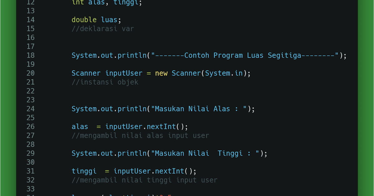Codingan Menghitung Luas Segitiga Imagesee - vrogue.co Codingan Menghitung Luas Segitiga Imagesee - vrogue.co