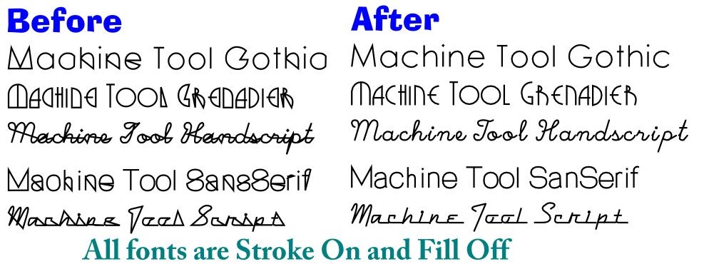 Fonts: How-To and Good Source for single-line Laser / CNC / Engraving ...