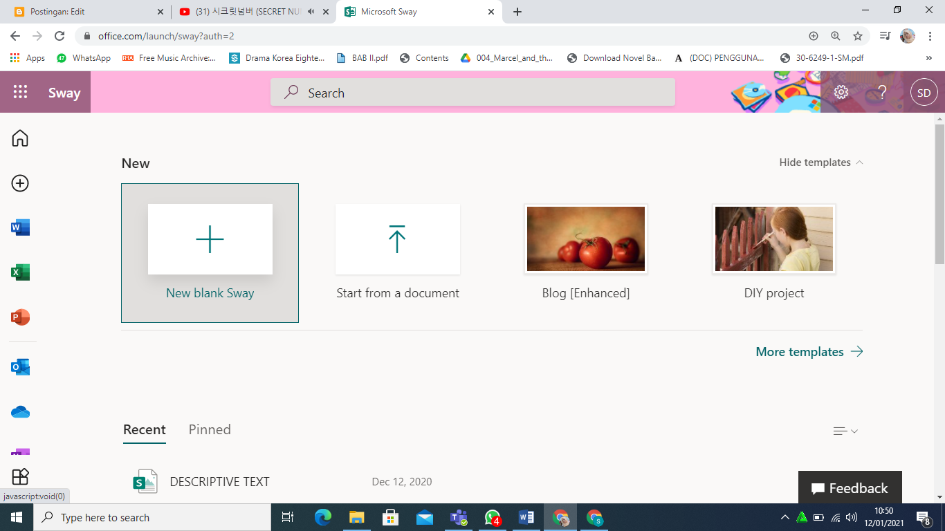 How to Make Material by Using Sway
