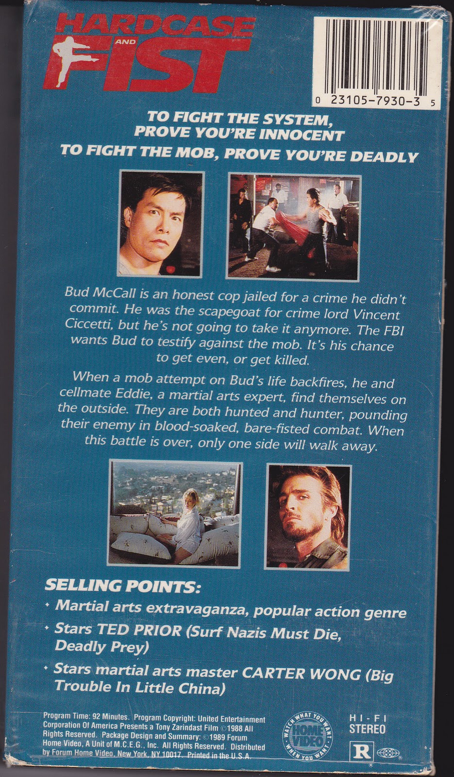 Comeuppance Reviews: Hardcase and Fist (1989)