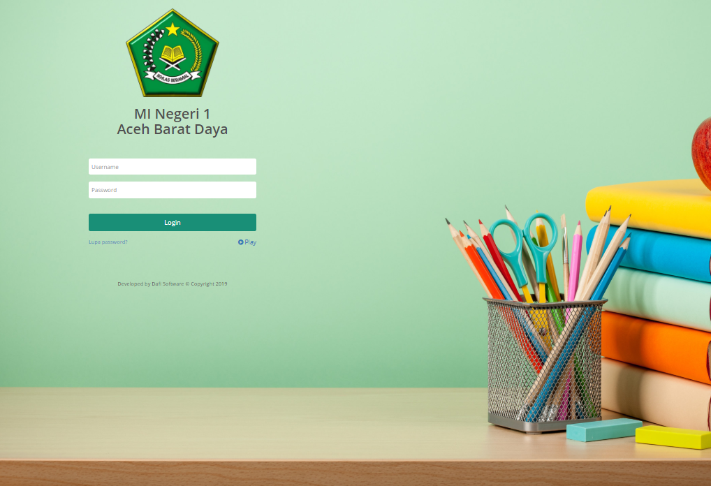 Display Informasi Sekolah ~ DaFi Software, Software House, Aplikasi ...