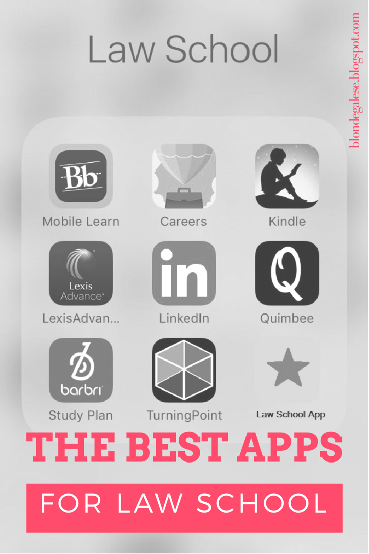 blondegalese: The Best Apps for Law School