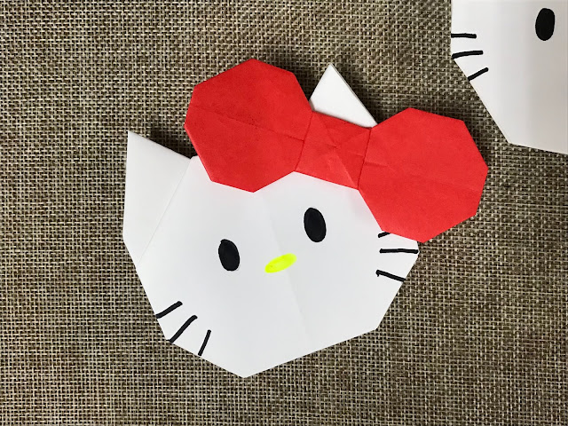 Tutorial #73: Origami Hello Kitty | The Idea King