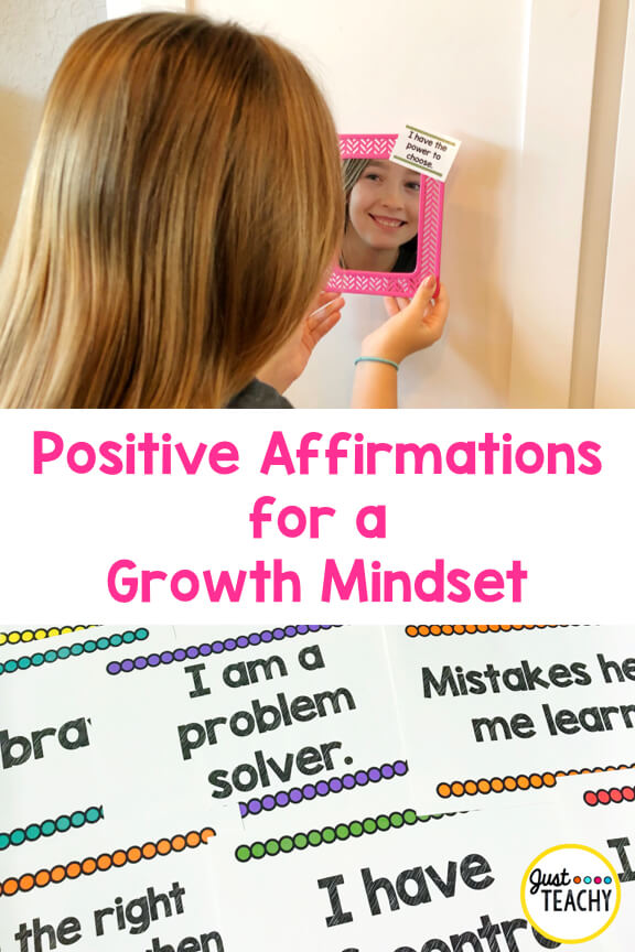 Using Positive Affirmations to Promote Growth Mindset | Just Teachy