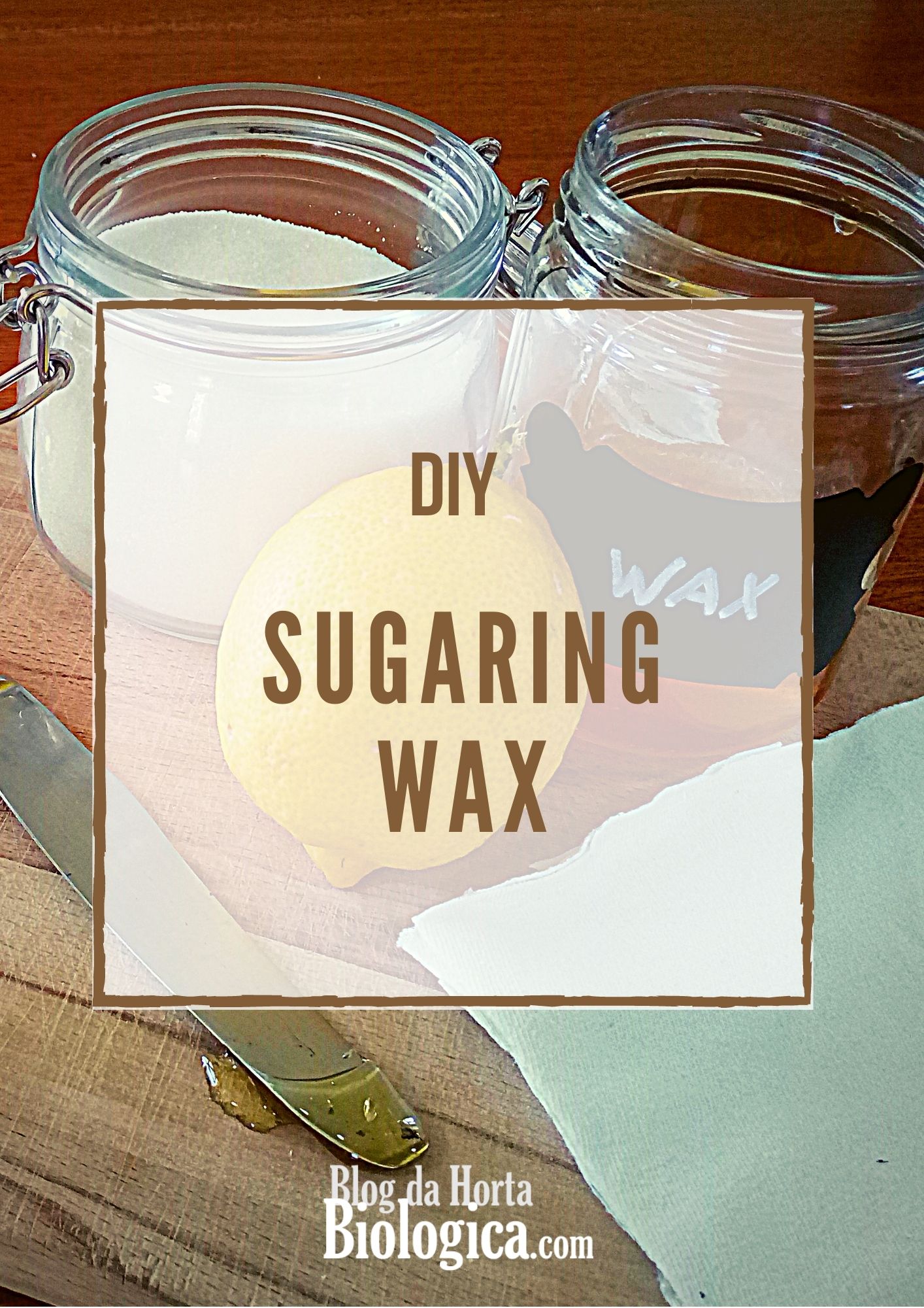 Depilatory wax can be done in two ways. I'll talk about each one.