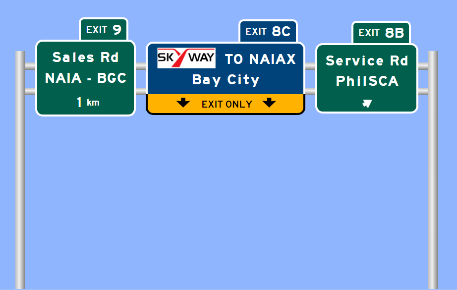 SLEX signage improvement ideas between Alabang and Buendia