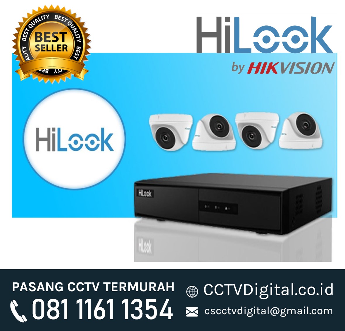 Paket CCTV HiLook 4 Channel Ultimate - CCTVDigital.co.id Paket CCTV HiLook 4 Channel Ultimate - CCTVDigital.co.id