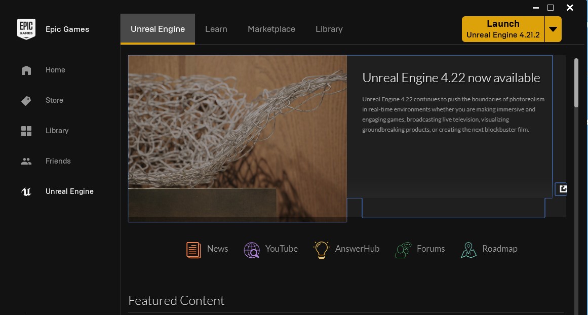 UNREAL ENGINE (Introducción y colocación de proyecto)