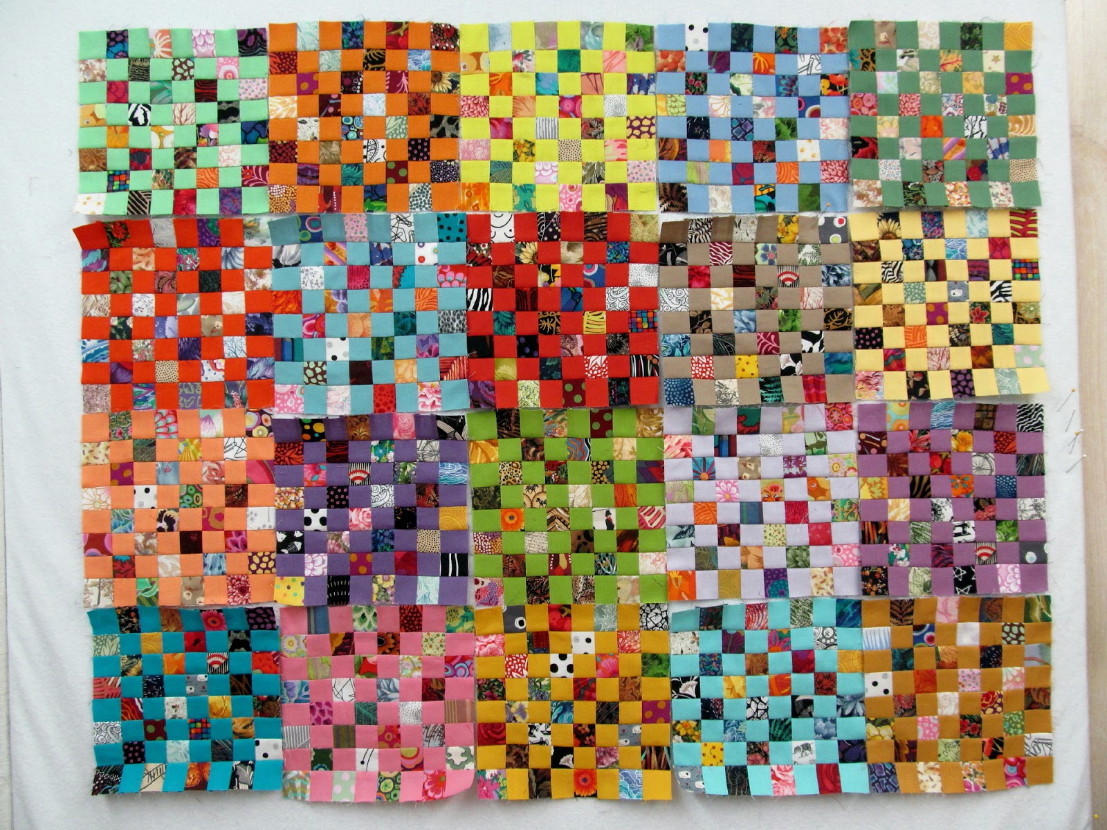 Exuberant Color : Postage stamp block report...............