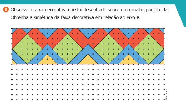 Matemática e arte - Simetria - Hora de Colorir - Atividades escolares