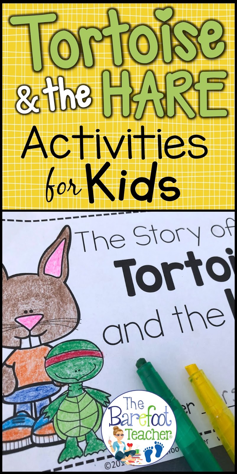 The Tortoise and the Hare Reader and Activities | The Barefoot Teacher