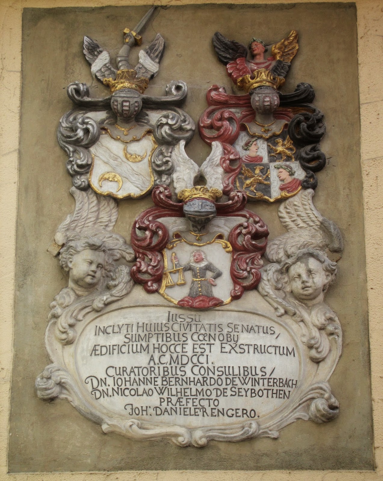Rothenblog: Das Wappen derer von Winterbach in Rothenburg ob der Tauber
