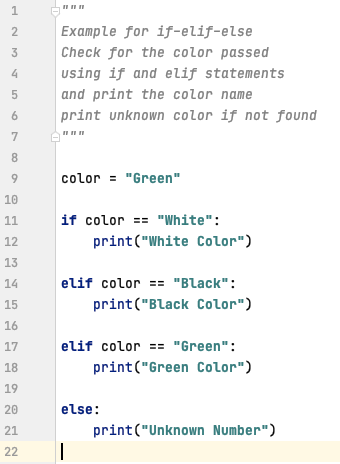 If Condition in Python