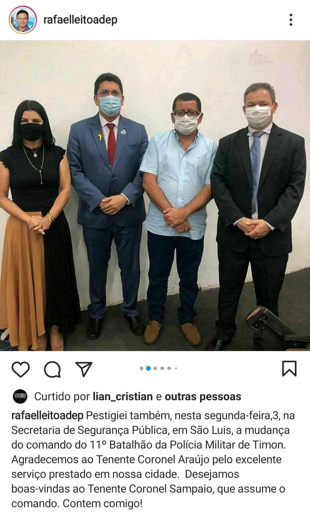 Coronel Sampaio assume o Comando do 11° Batalhão da PM de Timon no ...