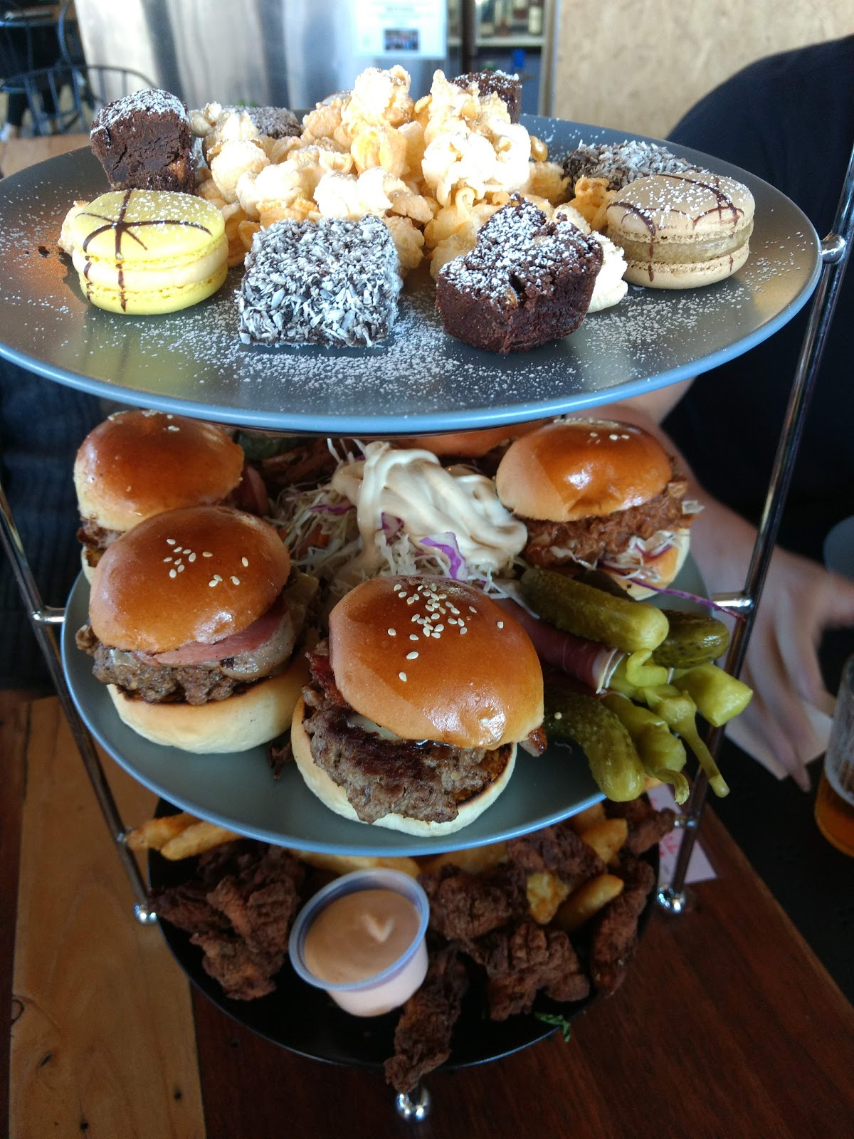 Karin's Recipes and Random Musings: Burger High Tea @ Beef & Barley