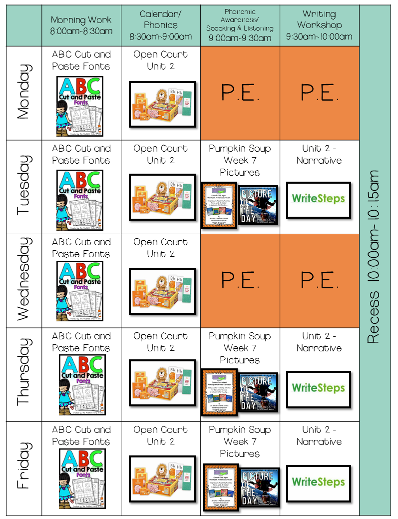 Pumpkin Peek at My Week with freebies included! - Mrs. B’s Beehive