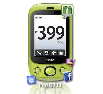 Nexian PAD G311, Ponsel Touch Screen Harga Murah - Warung Ponsel