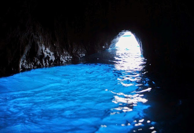 Gruta Azul, isla de Capri, Italia