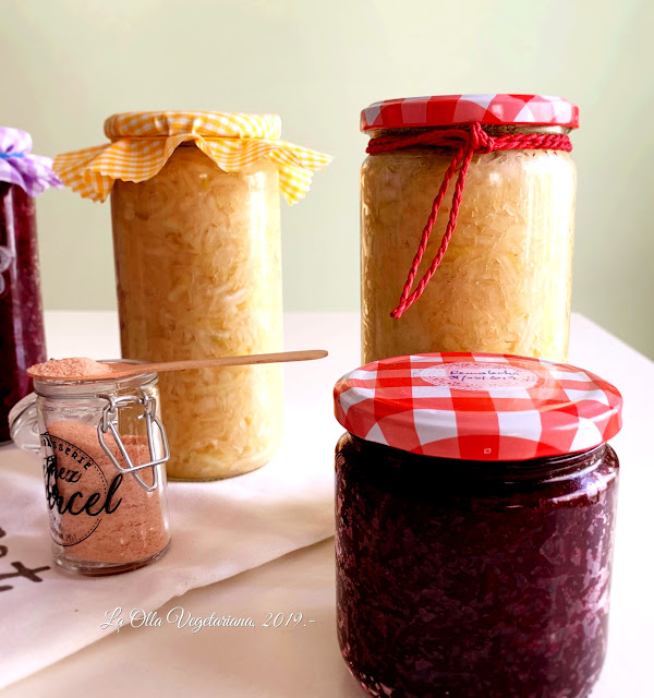 La Olla Vegetariana: Chucrut de col blanca, col lombarda y col picuda ...