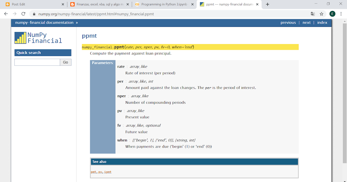 Finanzas, excel, vba, sql y algo más...: Construyendo una Tabla de Amortización de Préstamos con ...