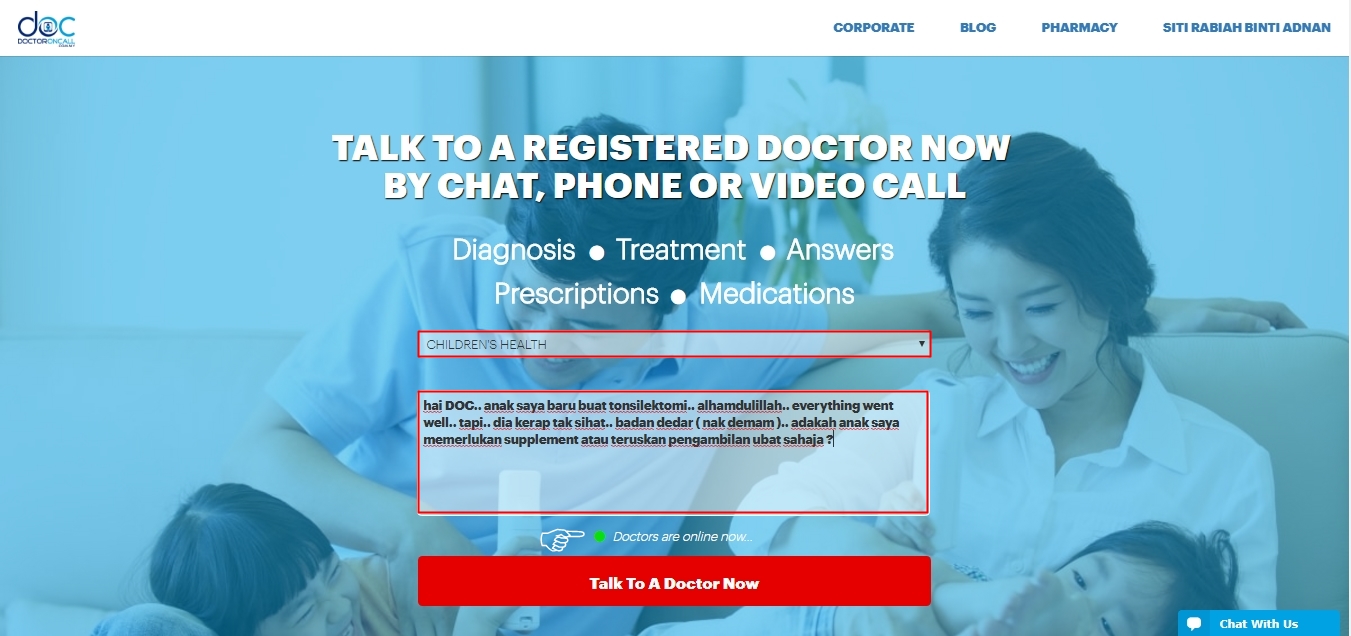 DoctorOnCall.com.my ; PLATFORM TELEKESIHATAN PERTAMA DI MALAYSIA ...