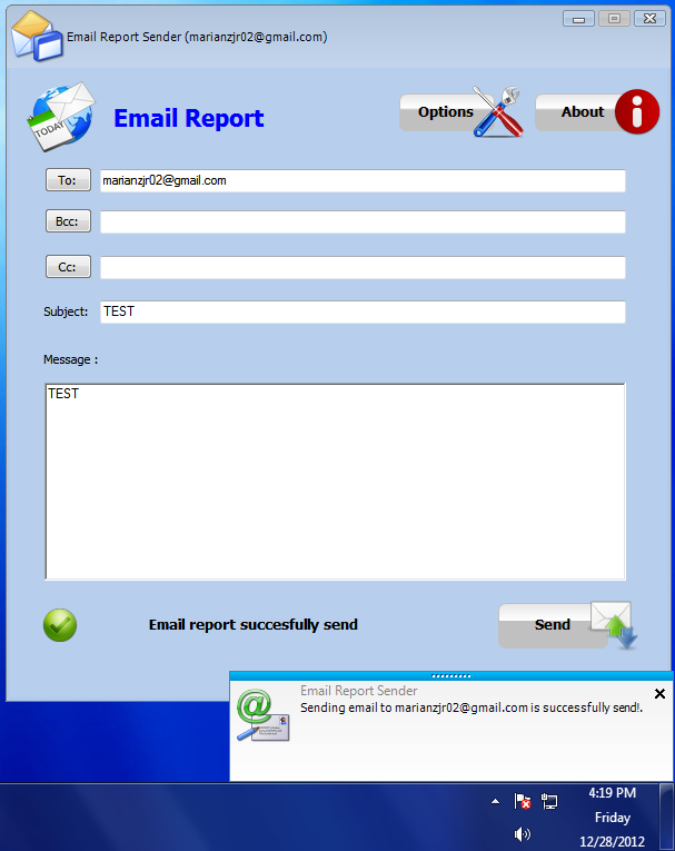 Email Sender (Windows Form Application Sending Email Using using System ...