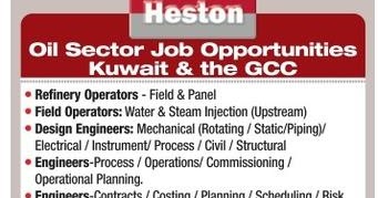Ways to Gulf: Heston oil sector job opportunities for Kuwait & the GCC