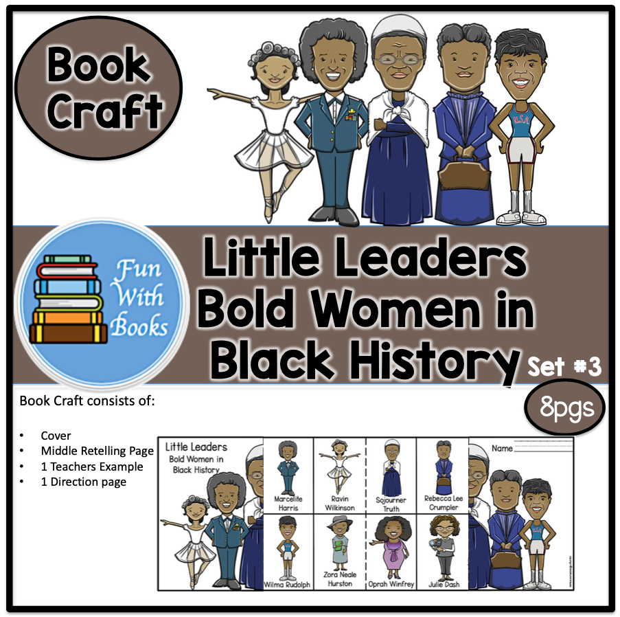 LITTLE LEADERS BOLD WOMEN IN BLACK HISTORY SET 3 BOOK CRAFT ~ Book ...