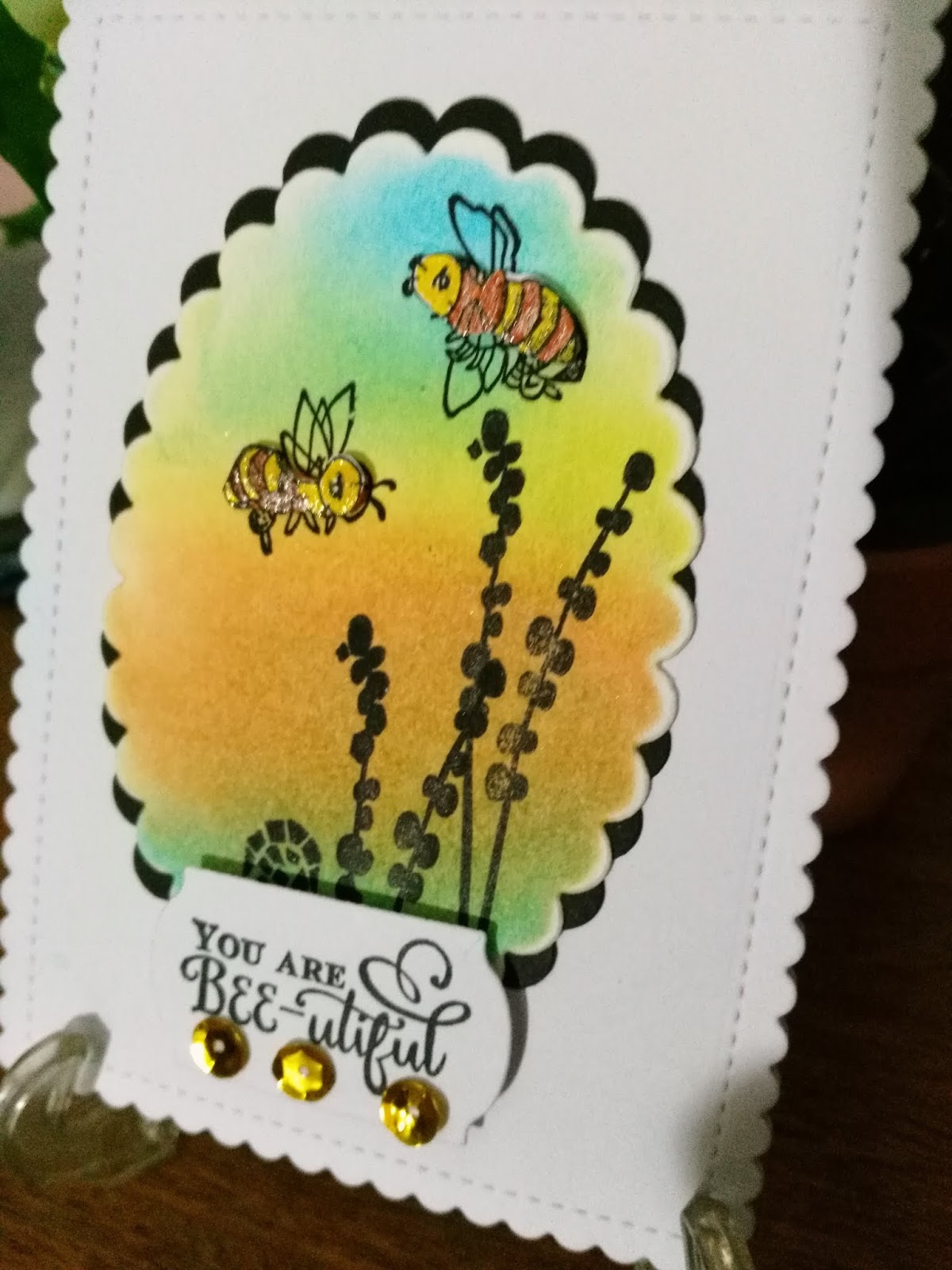 Mi Scrap: bee-utiful card