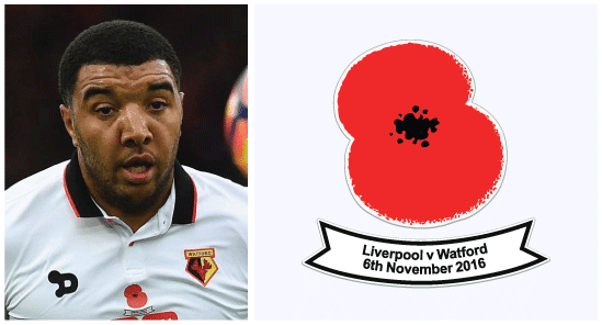 Football teams shirt and kits fan: 2016 Poppy Remembrance Day Patch ...