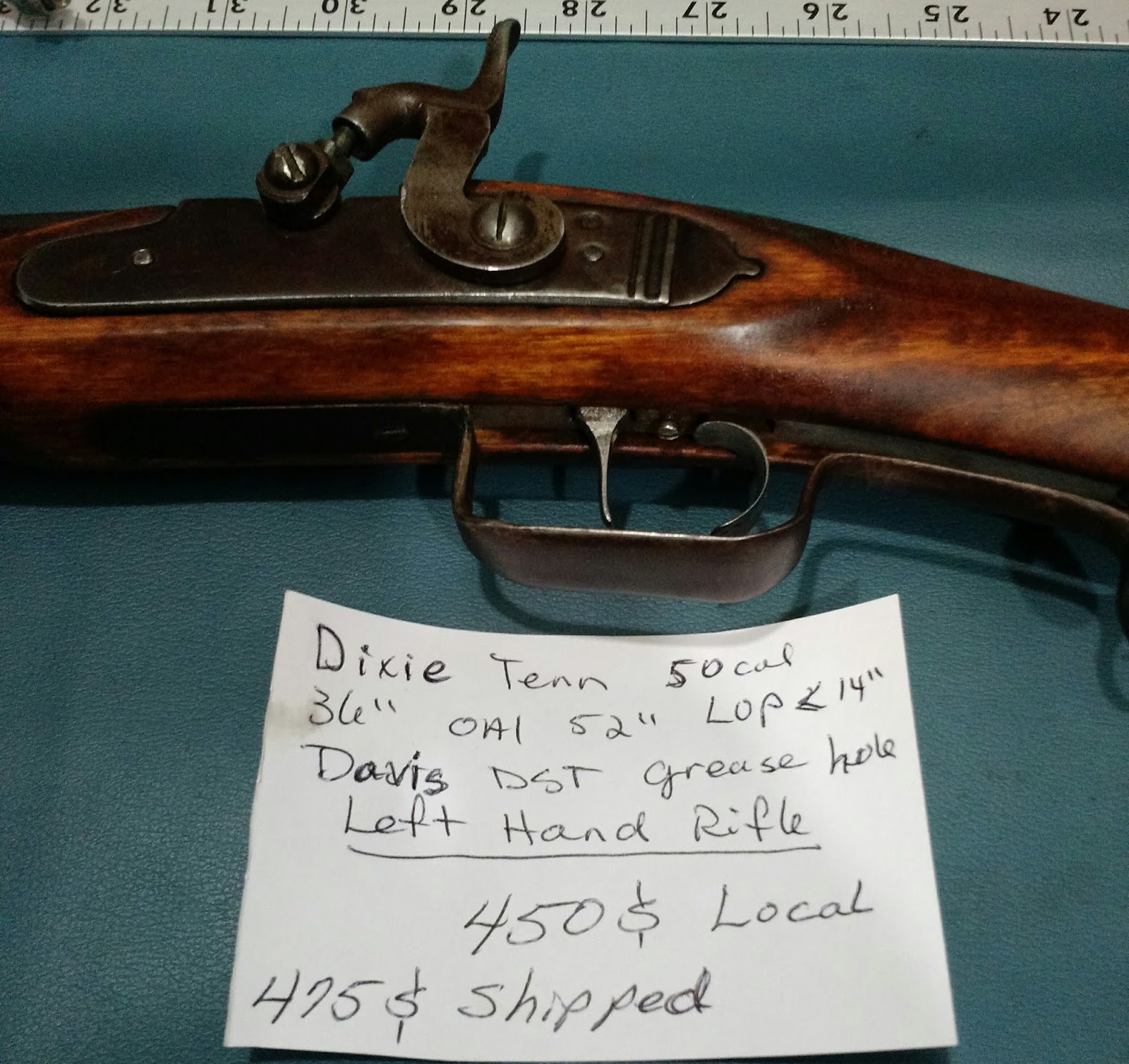 BlackPowderBill's: For Sale: SOLD Dixie Gun Works Tennessee 50 cal ...