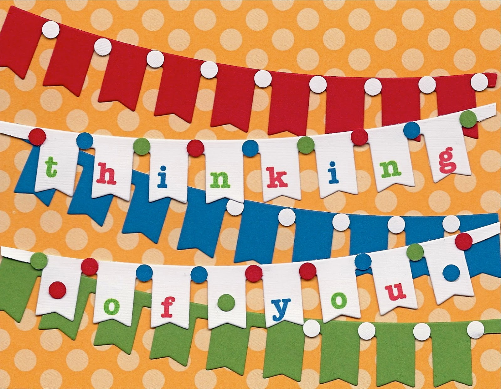 Mostly Markers - Cards: Bright Banners with Dots