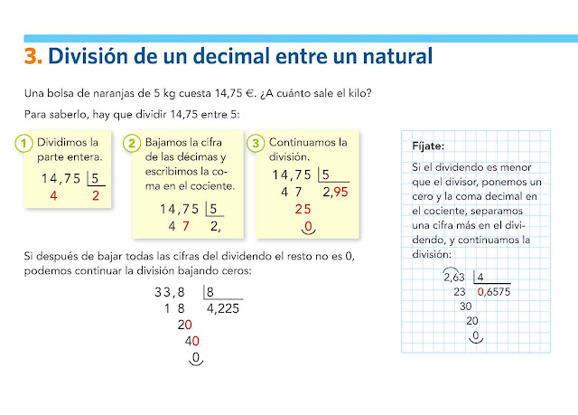 6º CEO Enlaces MateMáticas: UNIDAD 5: OPERACIONES CON NÚMEROS DECIMALES ...
