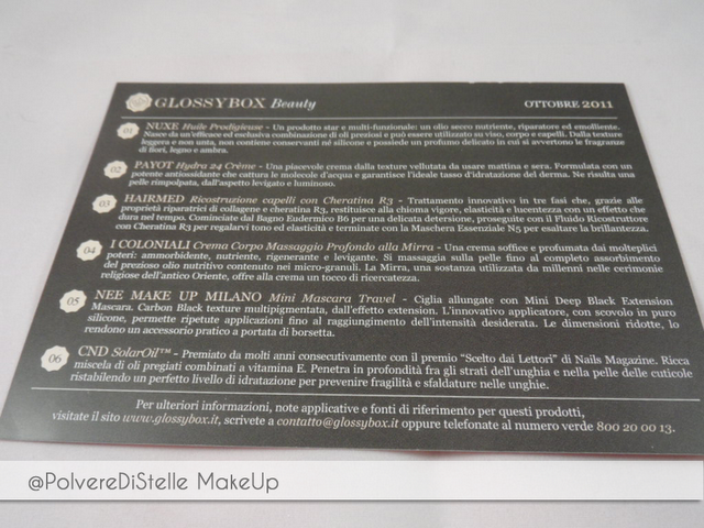 GlossyBox...sveliamo il mistero! (Cosa ne penso?) - PolvereDiStelle MakeUp