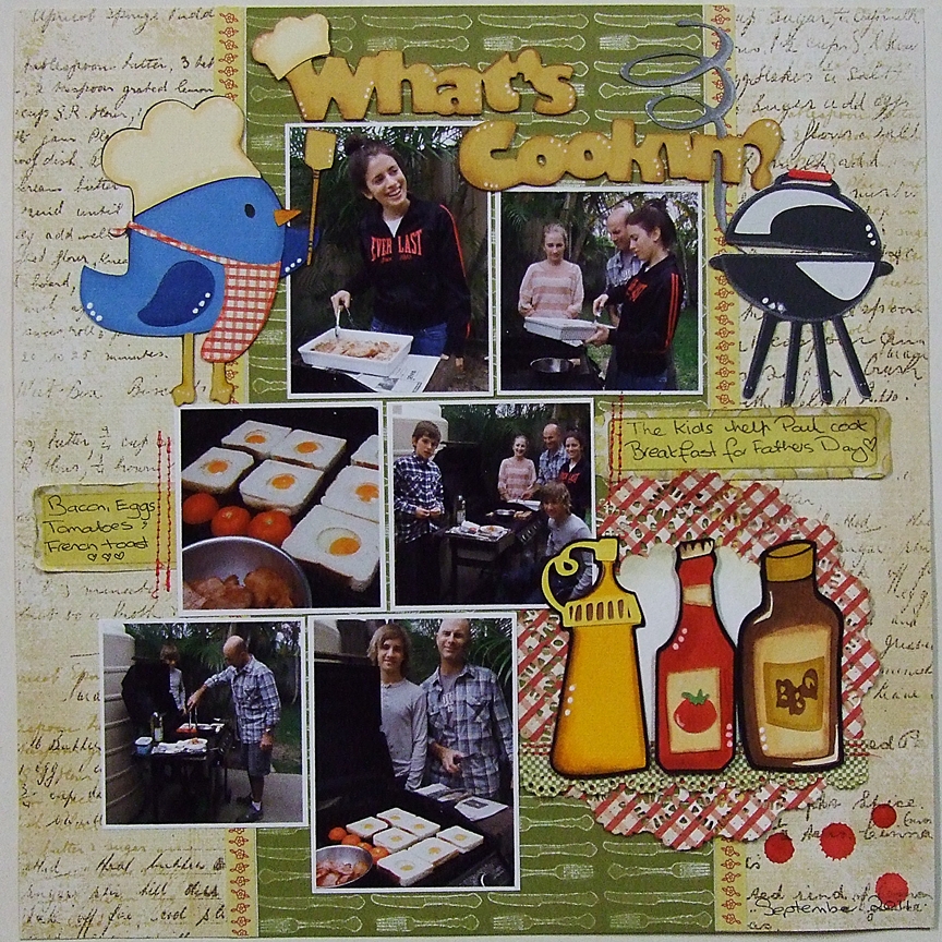 StuckOnUSketches: Summer BBQ Die cut challenge July 27th